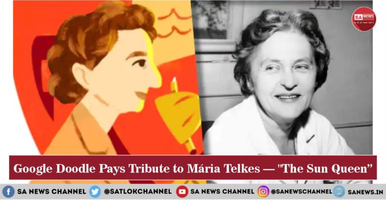 Google Doodle for Mária Telkes on her 122nd Birth Anniversary